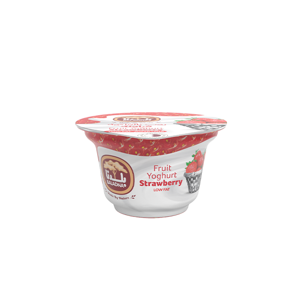 Strawberry Stirred Yoghurt | Baladna